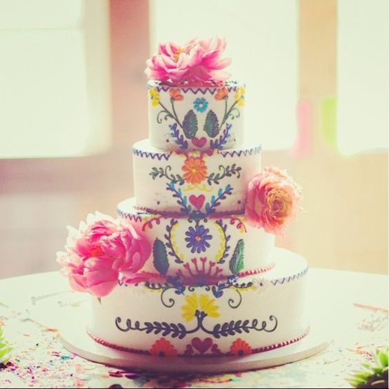 Mexican folk, 10 ideas en pastelería - Escuela Mundo Pastel